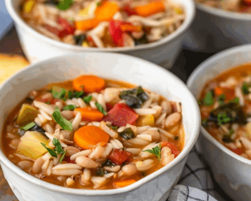 Minestrone Soup Recipe With Orzo and Pancetta