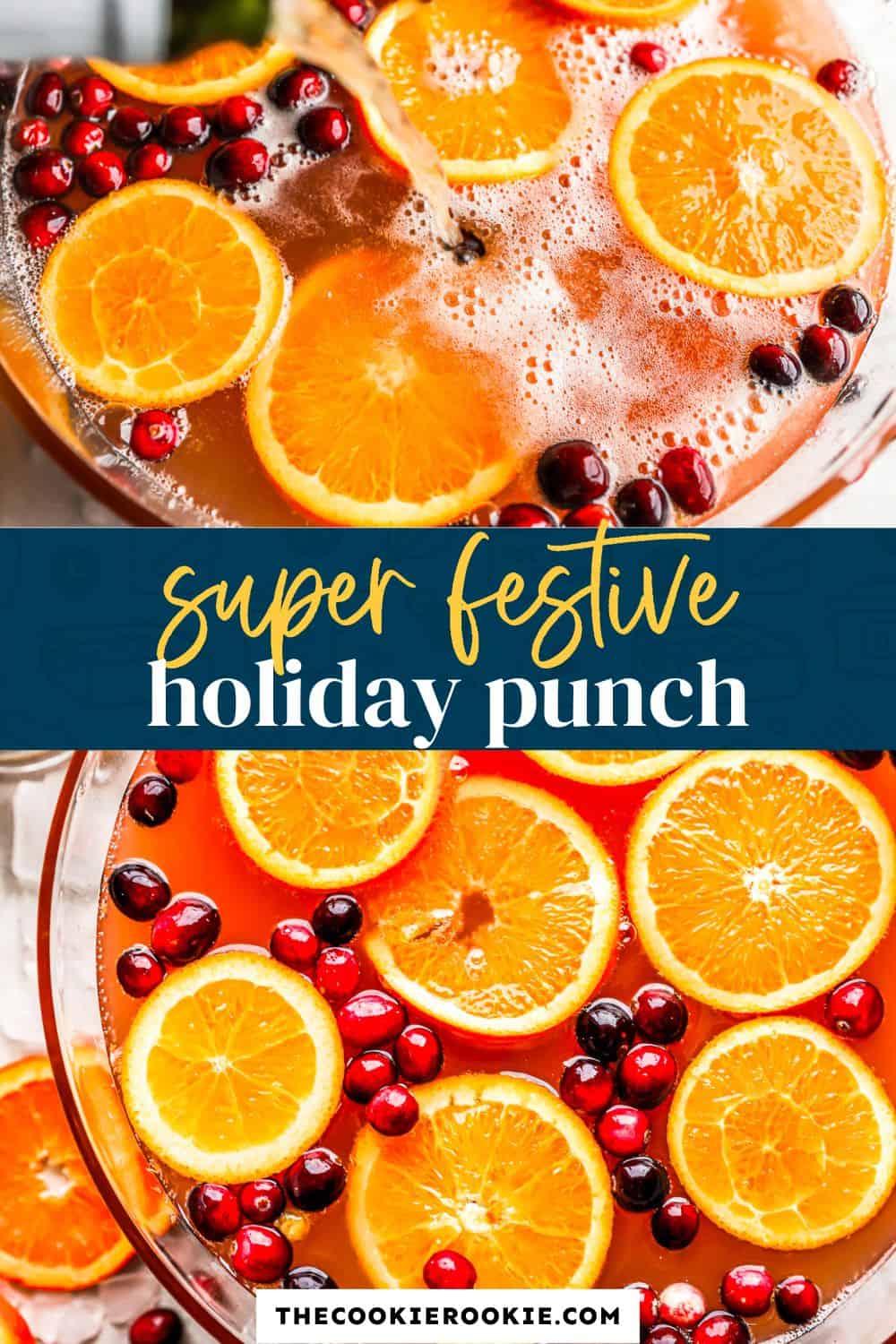 Holiday Punch Recipe - The Cookie Rookie®