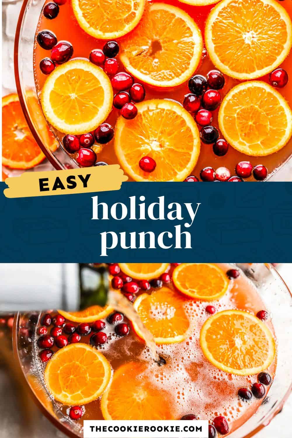 Holiday Punch Recipe - The Cookie Rookie®