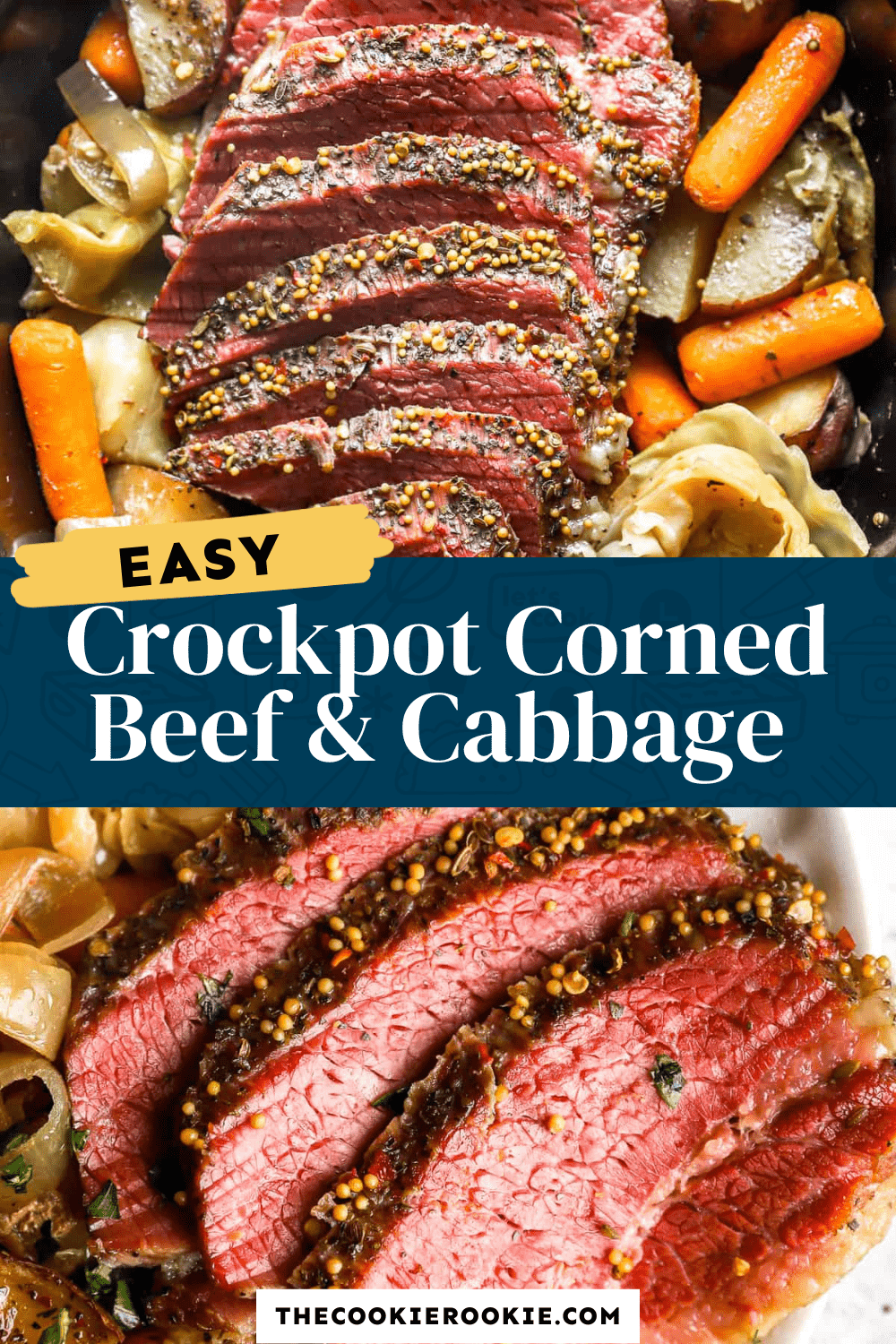 Crockpot Corned Beef and Cabbage - The Cookie Rookie®