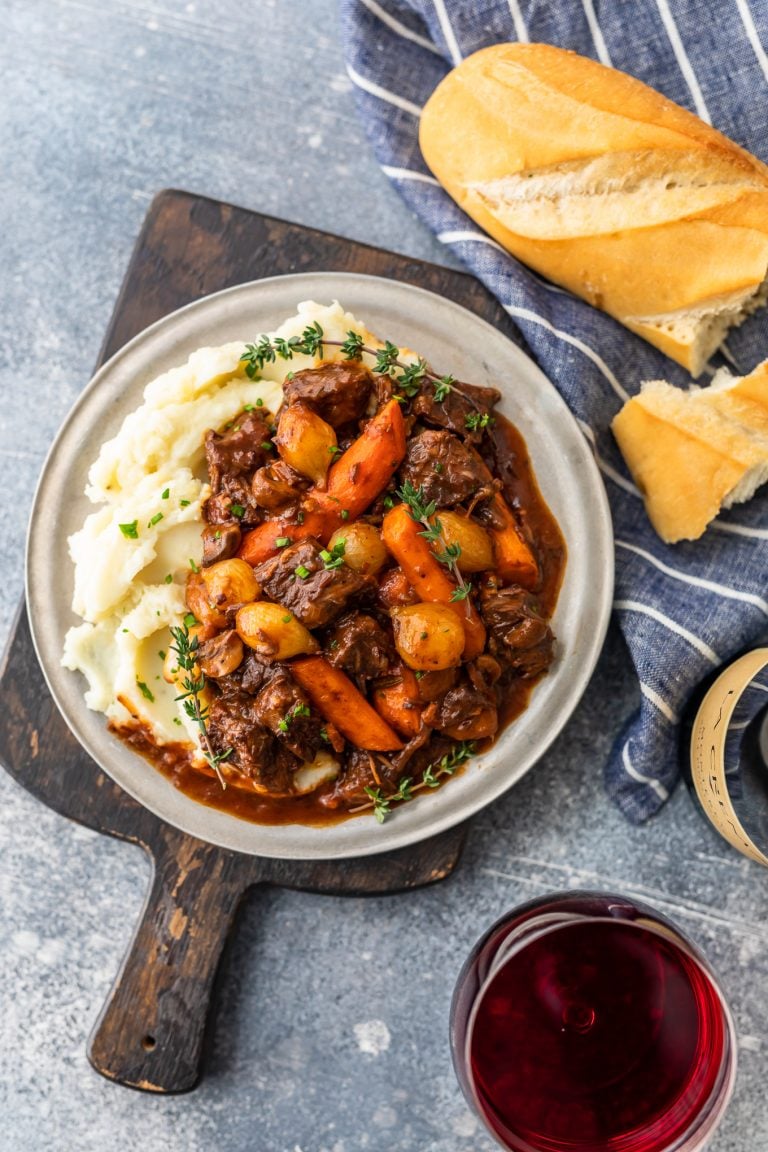 Beef Burgundy Recipe - Beef Bourguignon - VIDEO!!