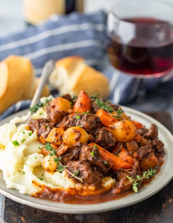 Beef Burgundy Recipe - Beef Bourguignon - VIDEO!!
