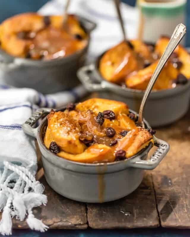 Irish Bread Pudding Recipe with Whiskey Caramel Sauce - The Cookie Rookie®