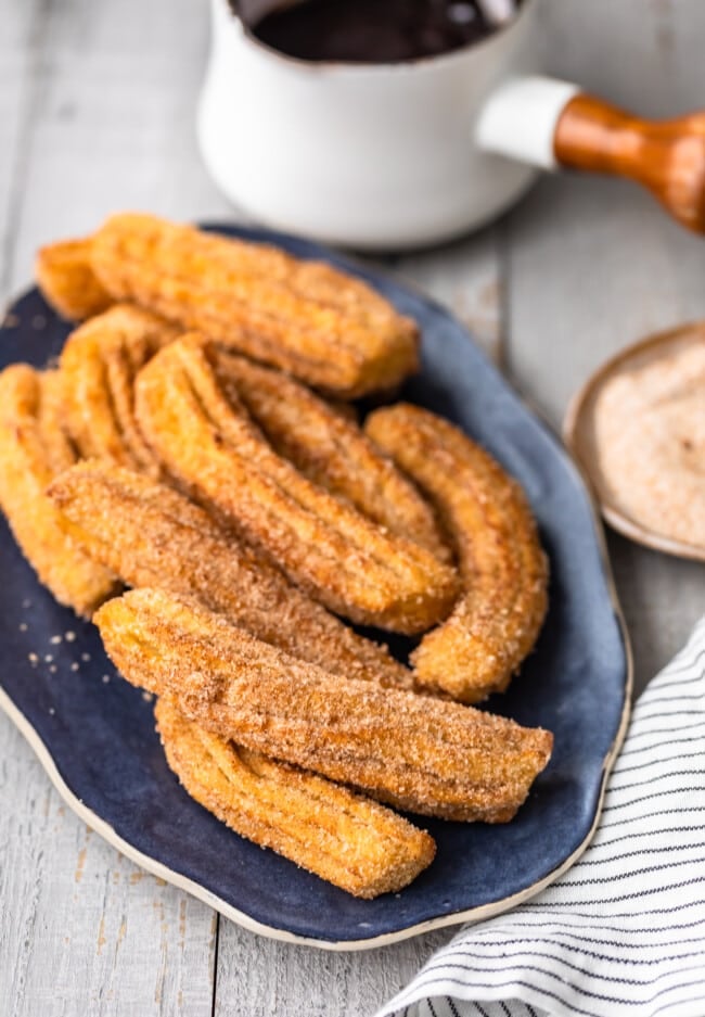 Easy Churros Recipe with Chocolate Sauce (Gluten Free Churros!) Recipe ...