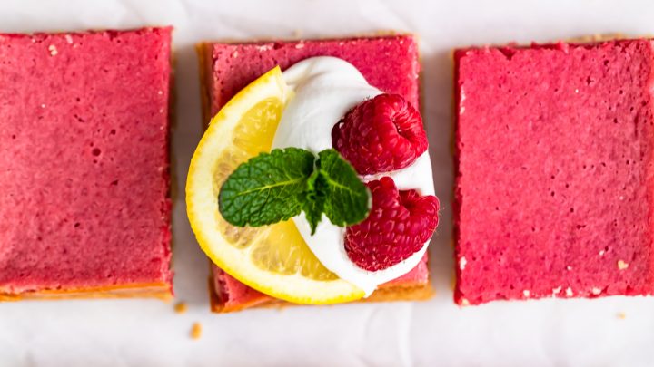 Lemon Raspberry Bars Recipe - The Cookie Rookie® (VIDEO!!)