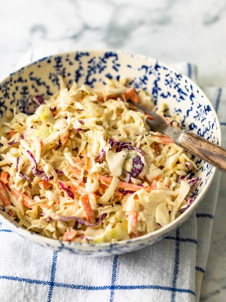 Creamy Coleslaw Recipe - The Cookie Rookie®