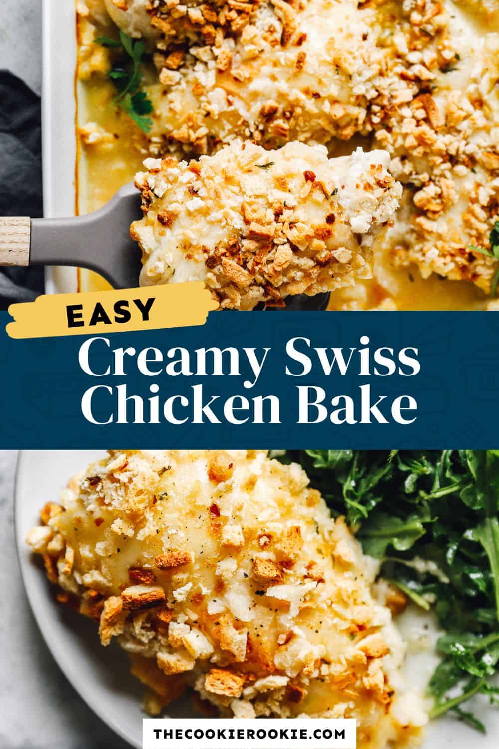 Swiss Chicken Bake (5 Ingredients!) Recipe - The Cookie Rookie®