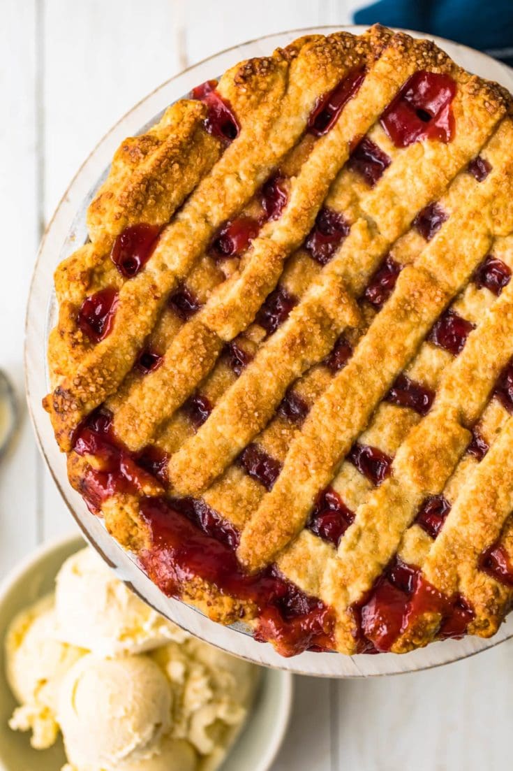 Homemade Cherry Pie Recipe - The Cookie Rookie®