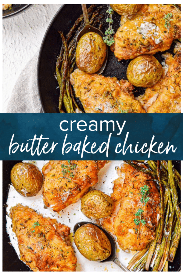 Butter Baked Chicken and Cream Recipe - The Cookie Rookie®