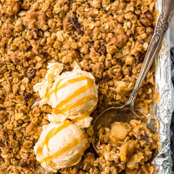 Sheet Pan Apple Crisp Recipe - The Cookie Rookie® (VIDEO!!!)