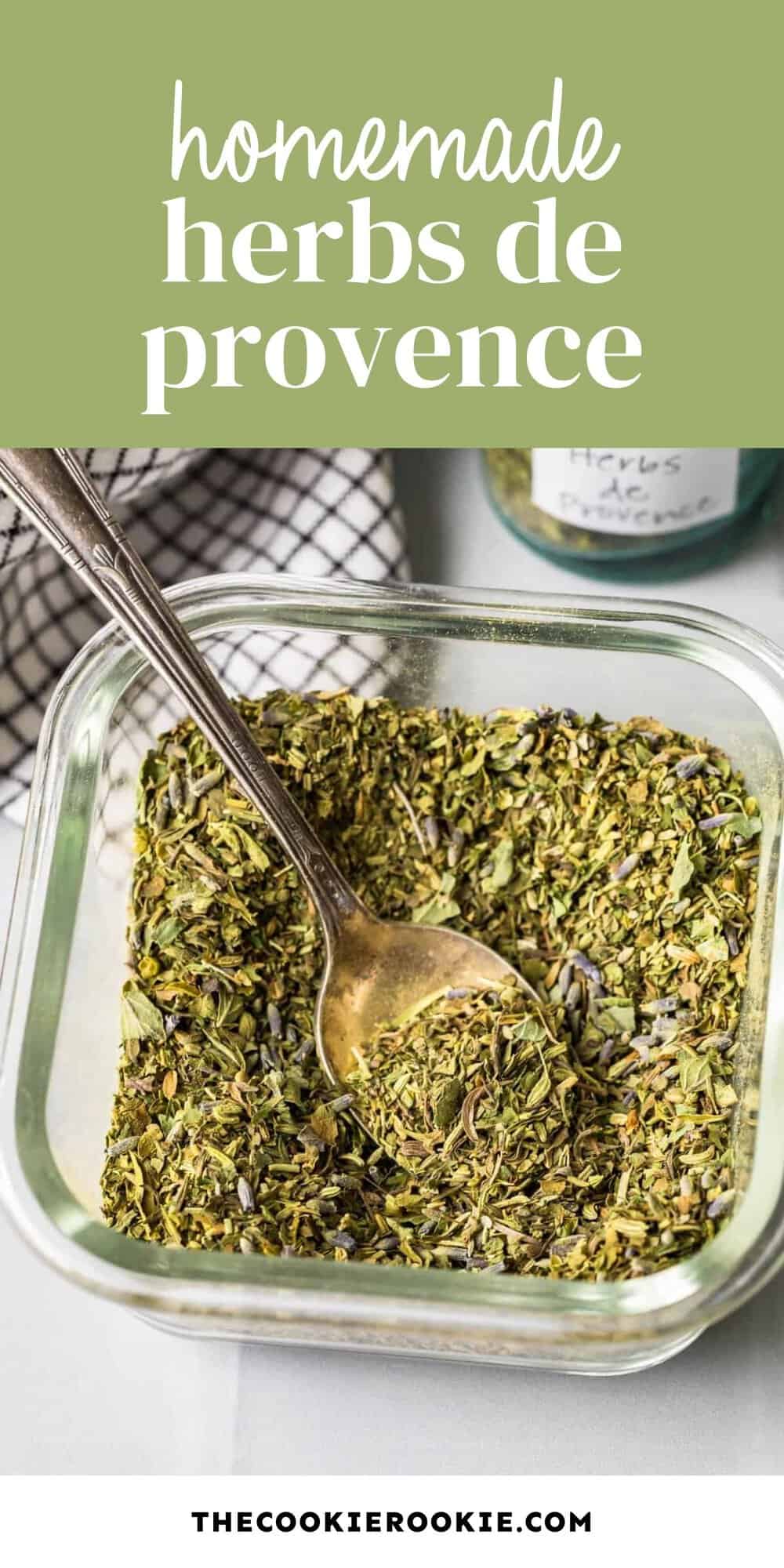 Herbs de Provence Recipe - The Cookie Rookie®