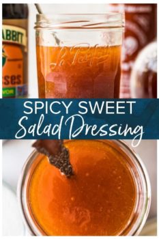 Spicy Sweet Salad Dressing Recipe (Vinaigrette) - The Cookie Rookie®