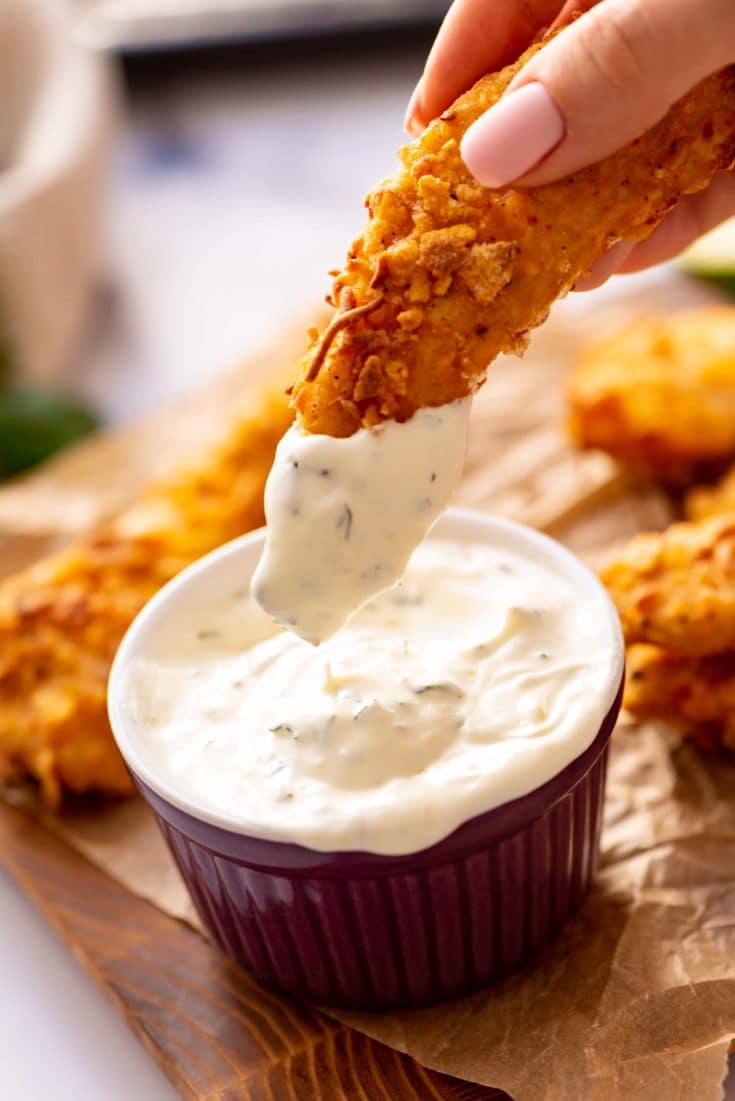 Crispy Baked Chicken Fingers Recipe - The Cookie Rookie® (VIDEO)