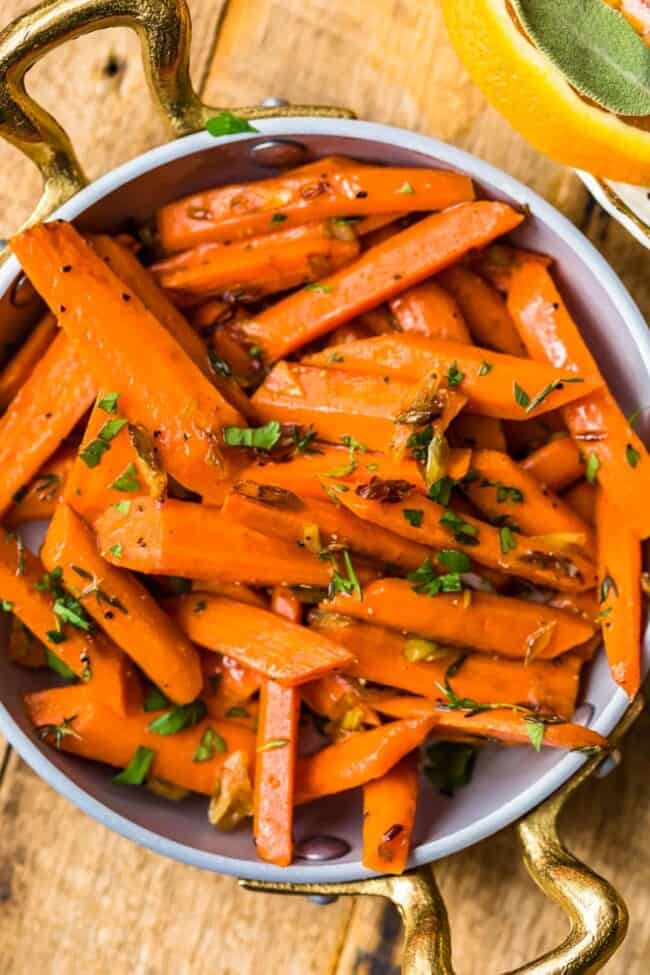 Sauteed Carrots with Scallions and Thyme Recipe - The Cookie Rookie®