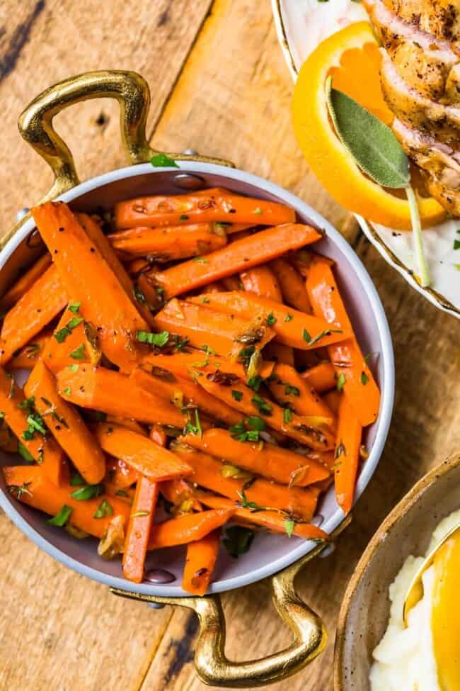 Sauteed Carrots with Scallions and Thyme - The Cookie Rookie®