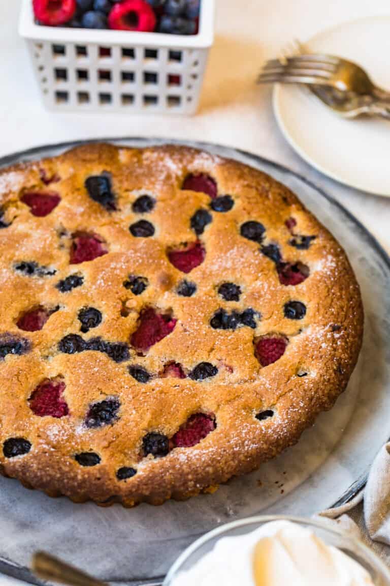 Blueberry Raspberry Coffee Cake Recipe - The Cookie Rookie®