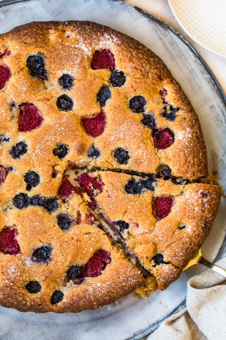 Blueberry Raspberry Coffee Cake Recipe - The Cookie Rookie®
