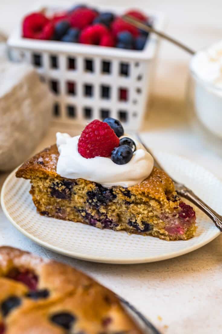 Blueberry Raspberry Coffee Cake Recipe - The Cookie Rookie®