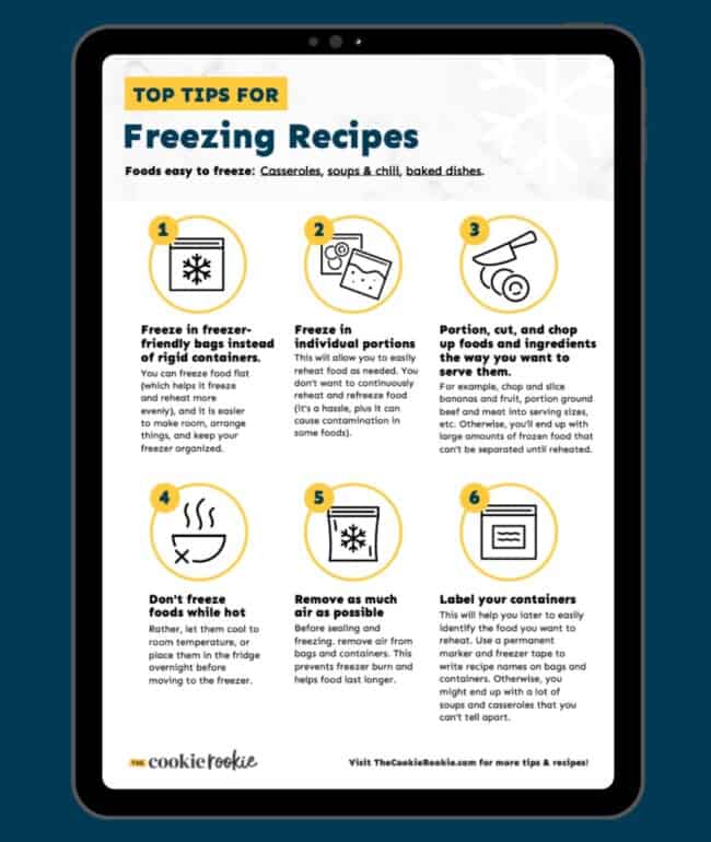 92+ Easy Freezer Meals to Make Ahead of Time - The Cookie Rookie®