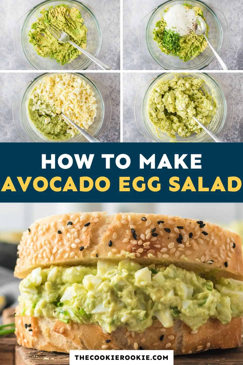 Avocado Egg Salad Recipe - The Cookie Rookie®