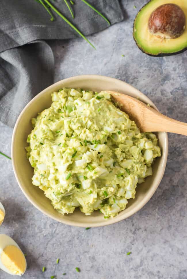 Avocado Egg Salad Recipe - The Cookie Rookie®