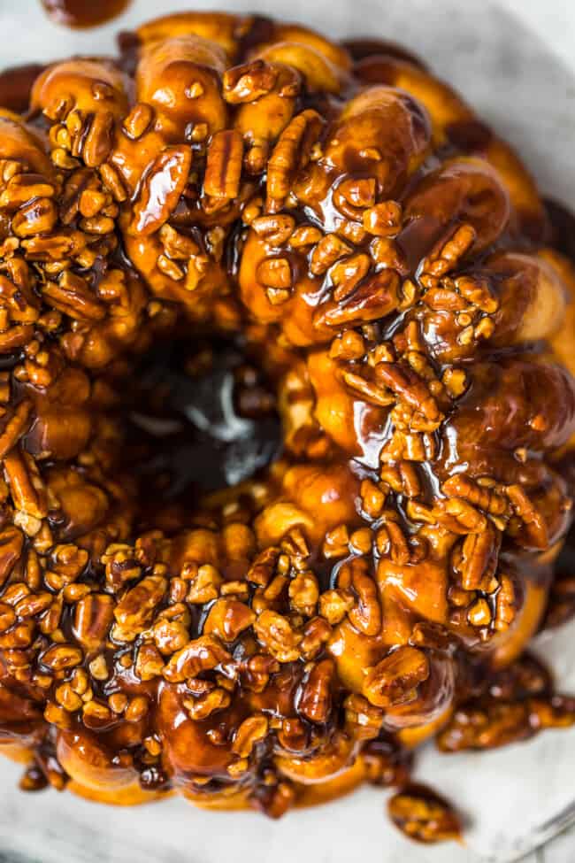Butterscotch Monkey Bread Recipe (Bubble Bread) - The Cookie Rookie®