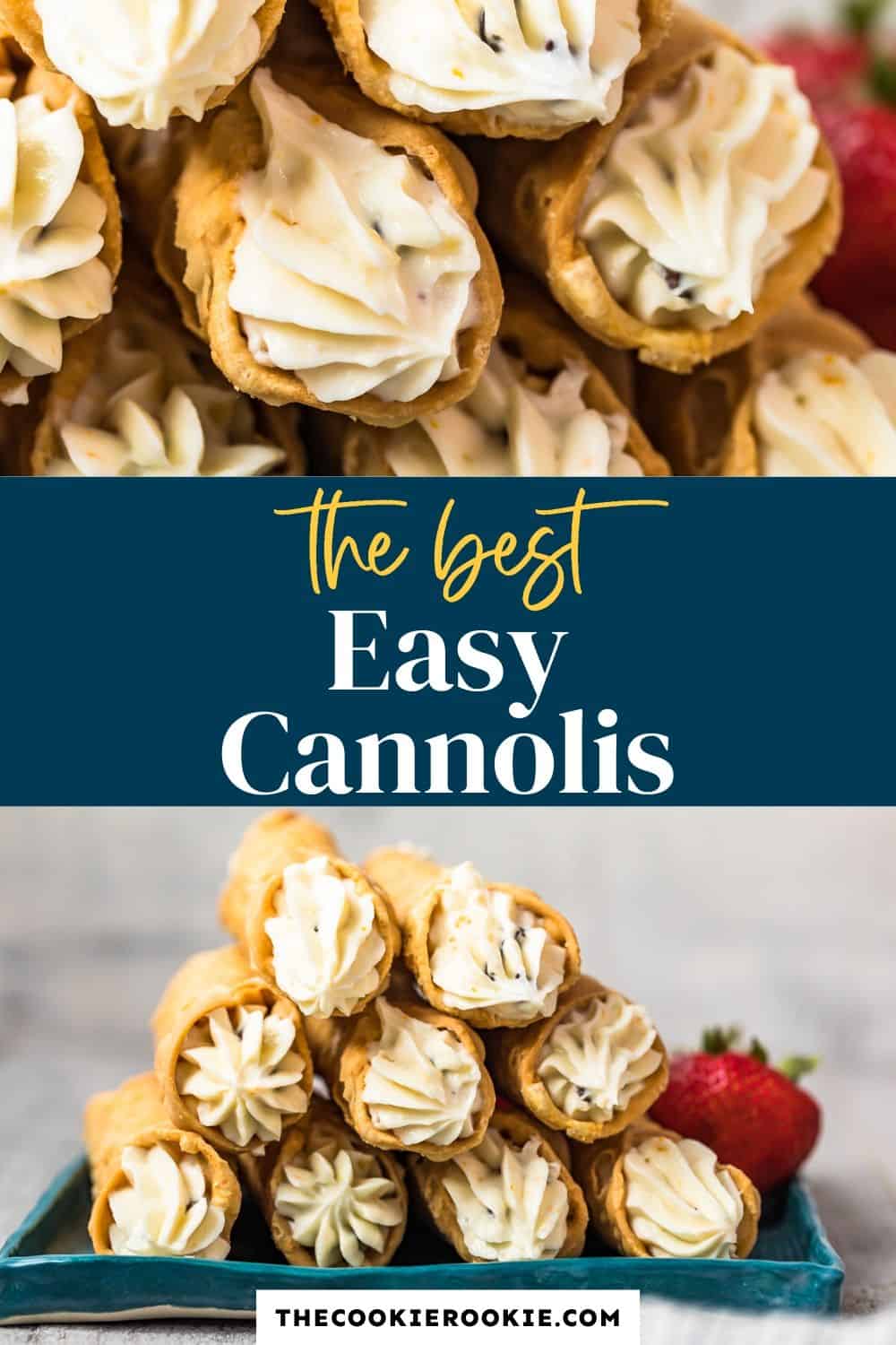 Easy Cannoli Recipe - The Cookie Rookie®