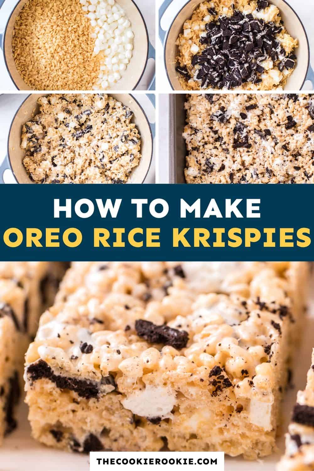 Oreo Rice Krispie Treats Recipe - The Cookie Rookie®