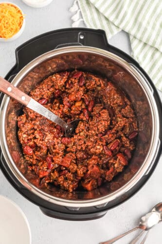 Instant Pot Chili - The Cookie Rookie®