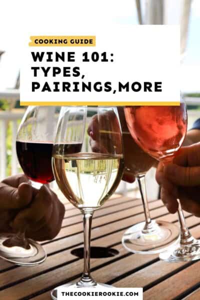 Wine 101: Types of Wine & Basics for Beginners - The Cookie Rookie®