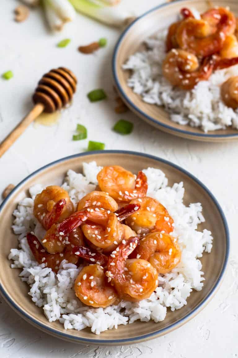 Honey Sesame Shrimp Recipe - The Cookie Rookie®