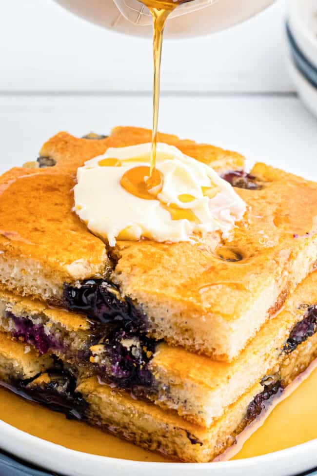 Blueberry Sheet Pan Pancakes Recipe The Cookie Rookie Blueberry Sheet Pan Pancakes Recipe The Cookie Rookie