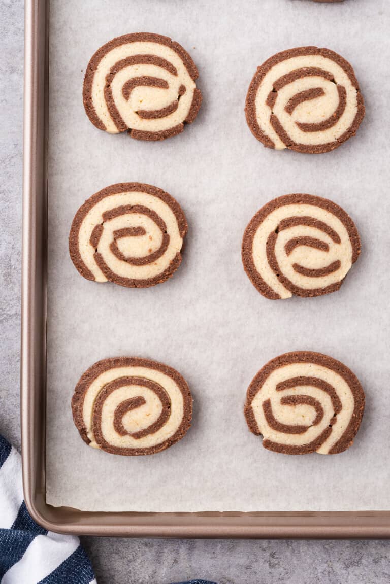 Chocolate Vanilla Pinwheel Cookies Recipe - The Cookie Rookie®