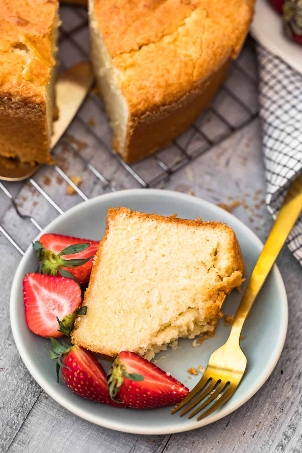 Homemade Pound Cake (Classic) - The Cookie Rookie®