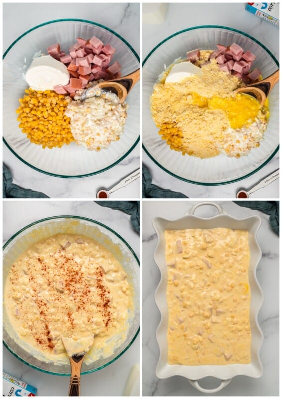 Loaded Cornbread Casserole Recipe - The Cookie Rookie®