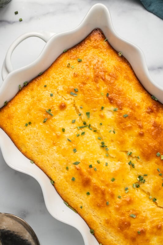 Loaded Cornbread Casserole Recipe - The Cookie Rookie®