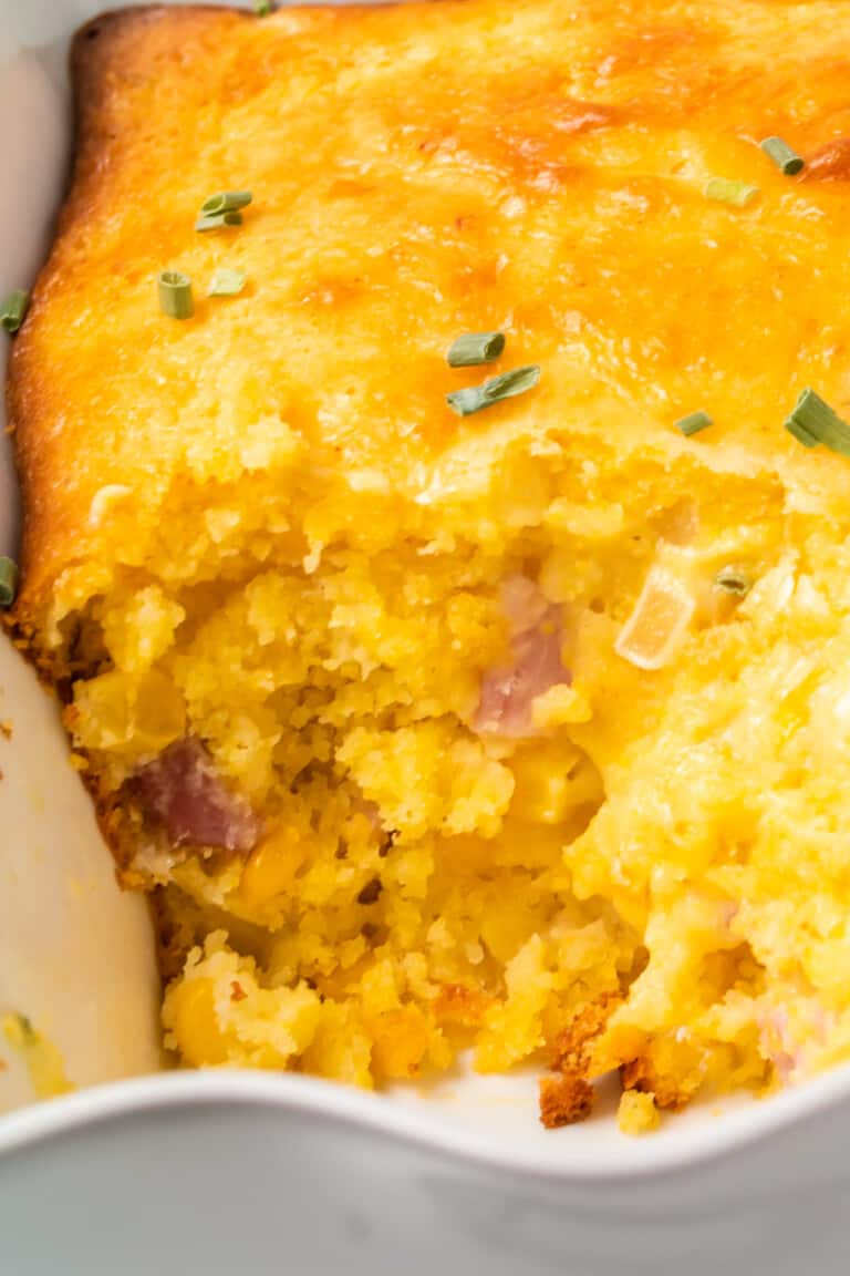 Loaded Cornbread Casserole Recipe - The Cookie Rookie®