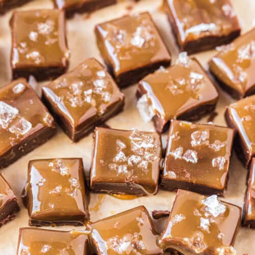 Salted Caramel Chocolate Fudge - The Cookie Rookie®