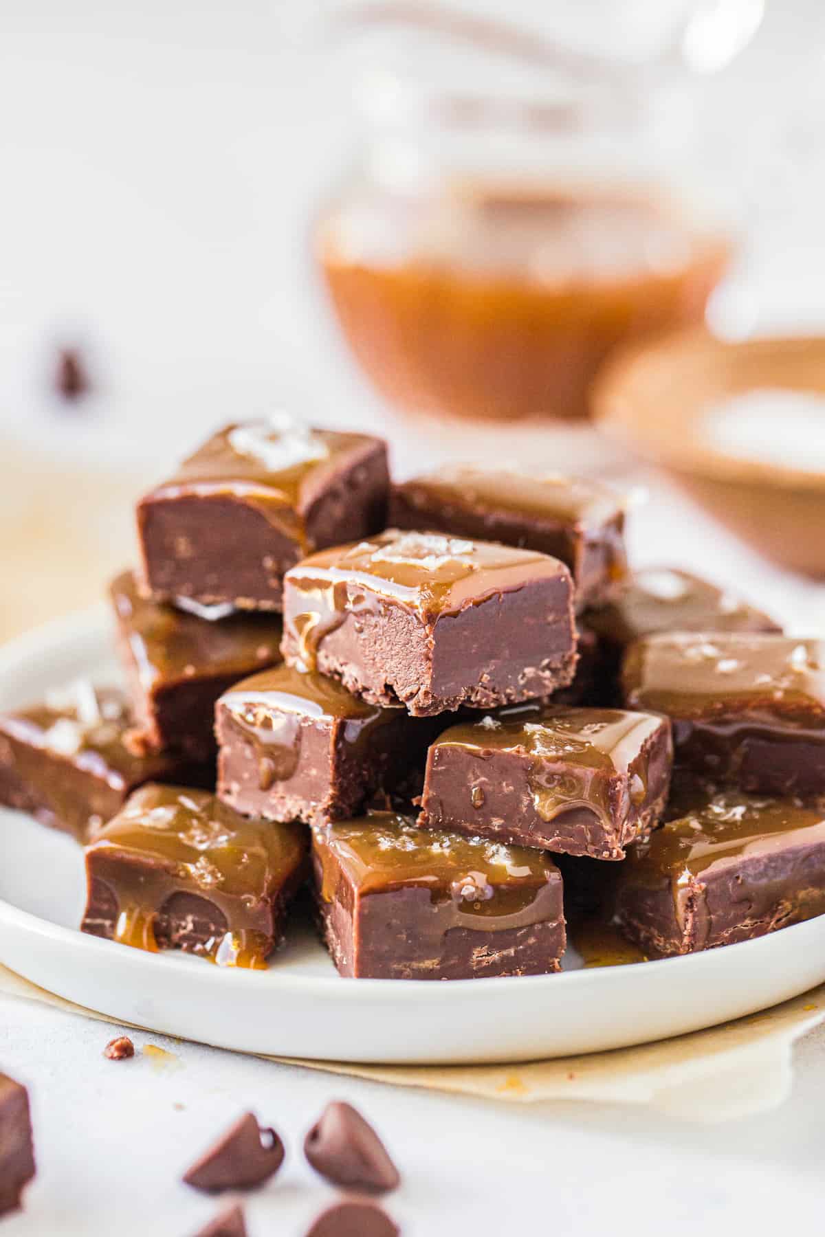 Salted Caramel Chocolate Fudge Recipe - The Cookie Rookie®