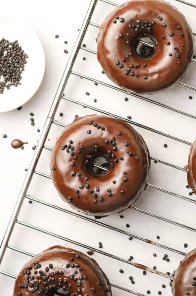 Chocolate Donuts Recipe - The Cookie Rookie®
