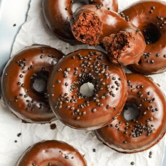Easy Baked Chocolate Donuts Recipe - The Cookie Rookie®