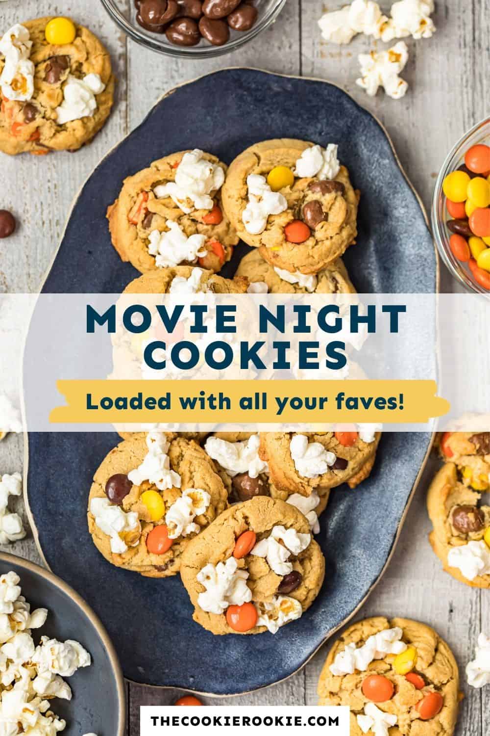 Movie Night Cookies Recipe - The Cookie Rookie®