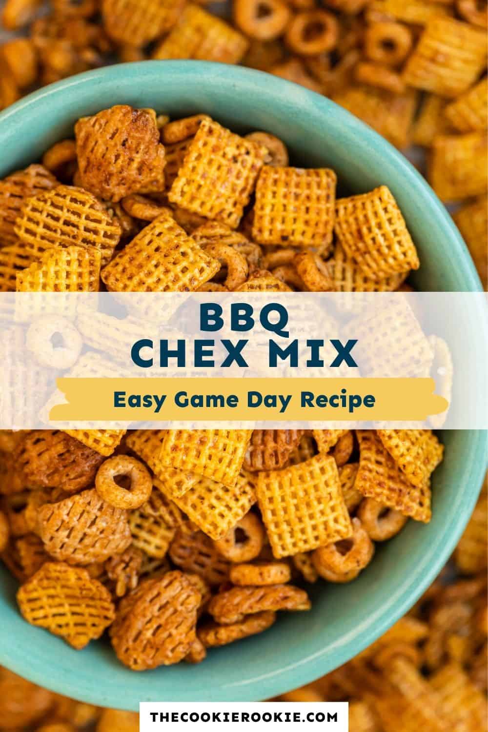 BBQ Chex Mix Recipe - The Cookie Rookie®