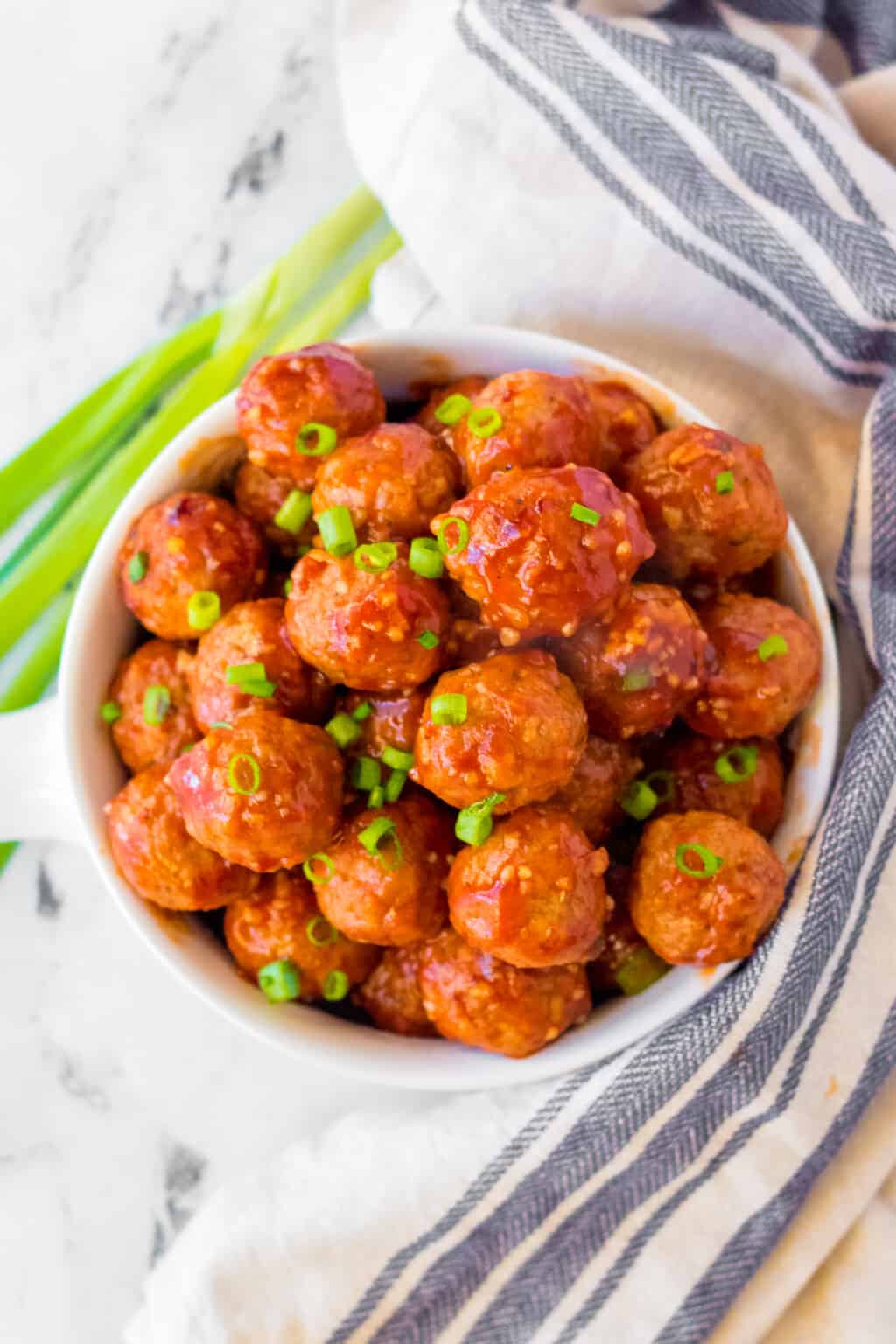 Crockpot Honey Garlic Meatballs Recipe - The Cookie Rookie®