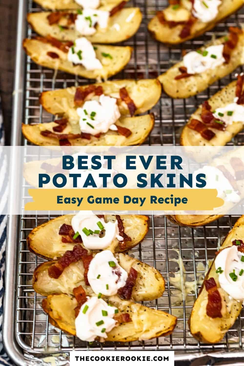 Loaded Potato Skins Recipe - The Cookie Rookie®