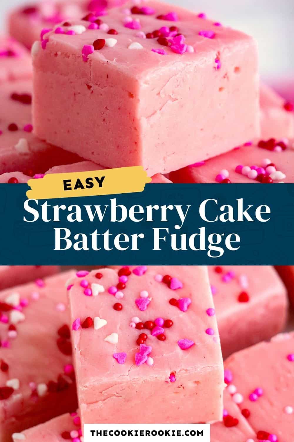 Strawberry Fudge Recipe - The Cookie Rookie®