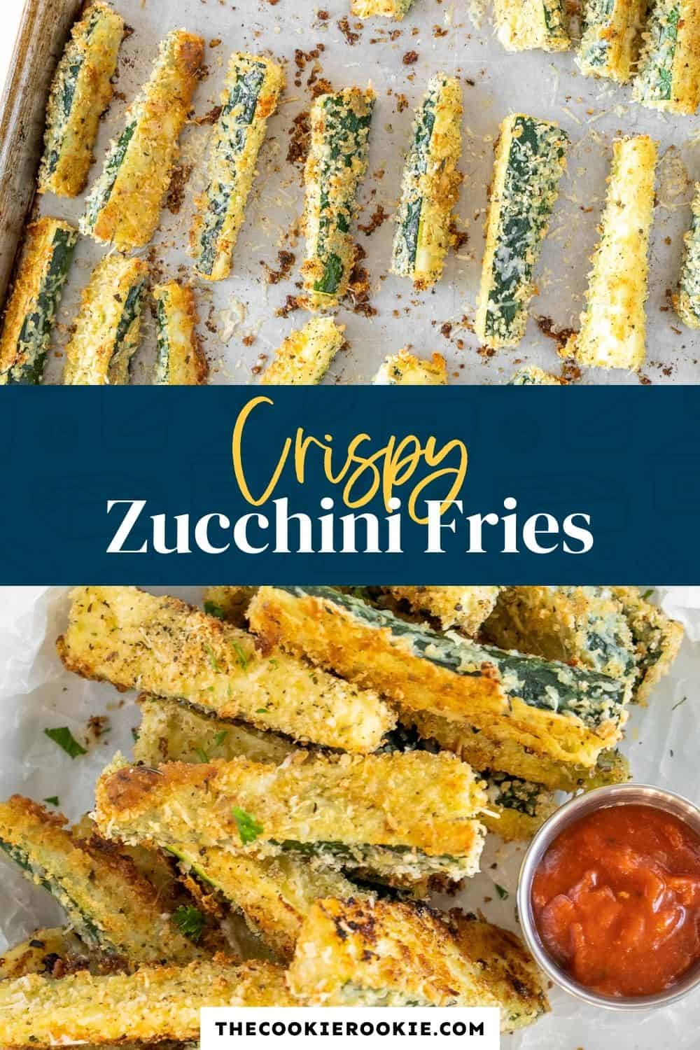 Crispy Baked Zucchini Fries Recipe - The Cookie Rookie®