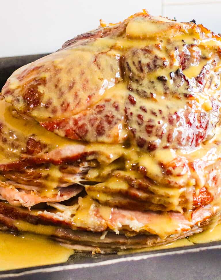 Honey Mustard Maple Glazed Ham Recipe - The Cookie Rookie®