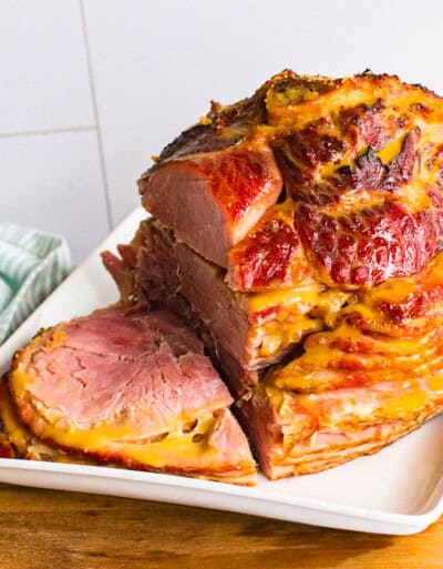 Honey Mustard Maple Glazed Ham Recipe - The Cookie Rookie®