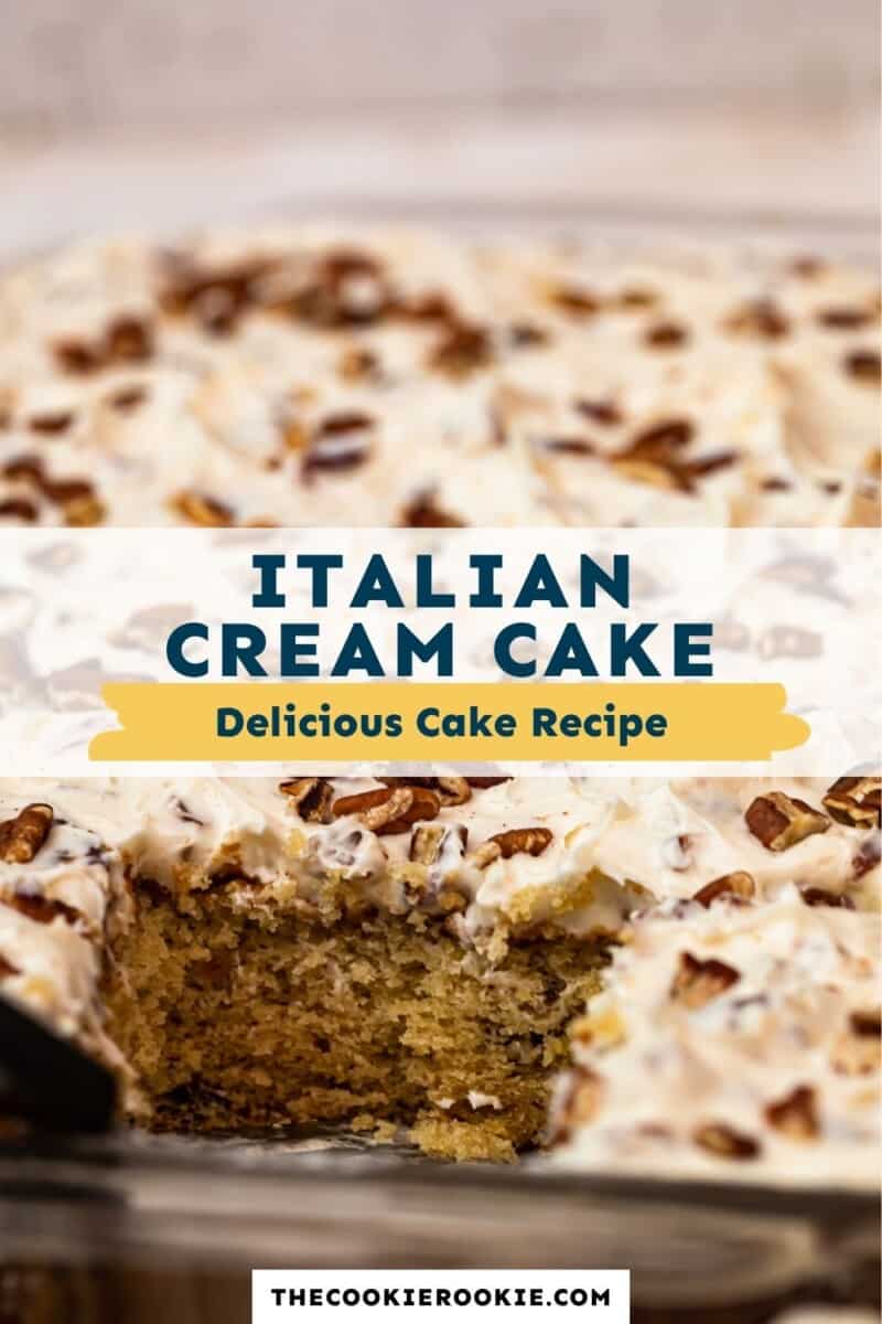 Italian Cream Cake - The Cookie Rookie®